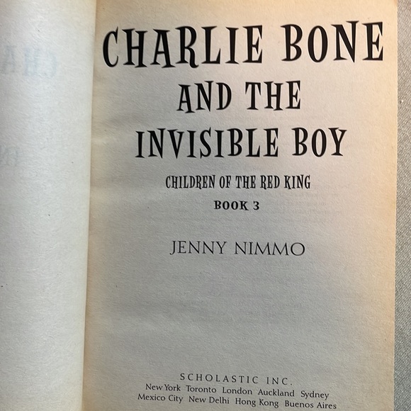 Books | Other | 26 Charlie Bone And The Invisible Boy 3 In The Children ...